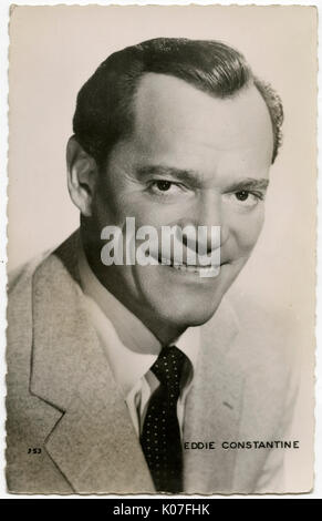 American actor Eddie Constantine Stock Photo - Alamy