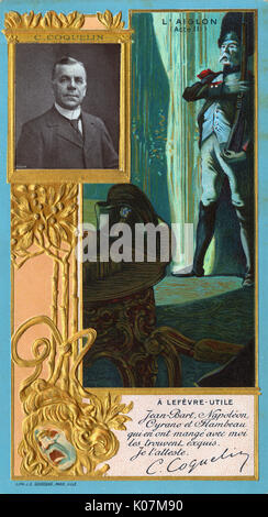 Portrait of a french napoleonic soldier in the platoon Stock Photo - Alamy