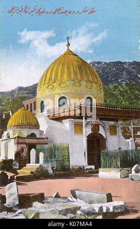 Jannat al-Mualla Cemetery in Mecca. Old Muslim graveyards i Stock Photo ...