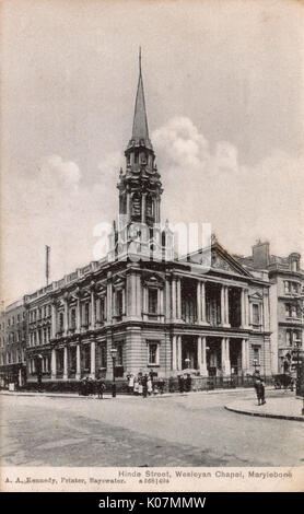 Methodist Church, Hinde Street, Marylebone, London is a classical ...