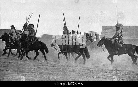 Russian Cossack soldiers, Russia, WW1 Stock Photo - Alamy