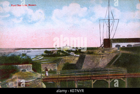 The 18th century Fort Charlotte in Nassau city on New Providence Stock ...