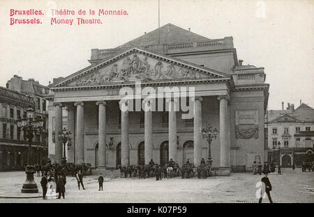 Theatre Royal and Opera House, Brussels, Belgium Stock Photo - Alamy