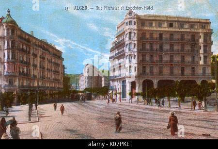 Rue Michelet, Algiers, Algeria Stock Photo - Alamy