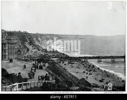 A view of Bournemouth Pier from the cliff top Stock Photo: 113822678 ...