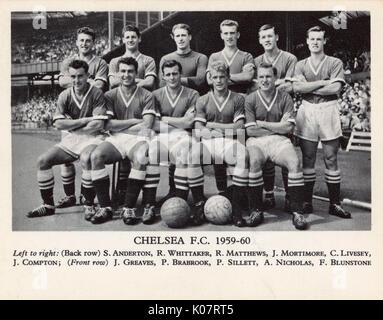 Peter Sillett, Chelsea right-back 22nd January 1955 Stock Photo - Alamy