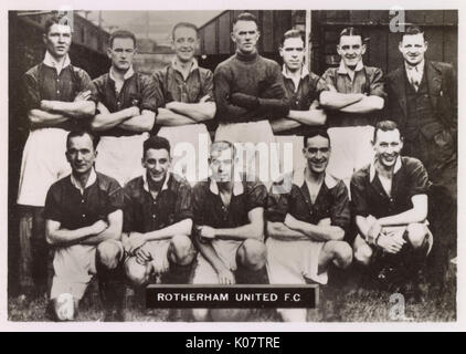 ROTHERHAM UNITED FOOTBALL CLUB. TEAM PHOTOGRAPH OF ROTHERHAM UNITED ...