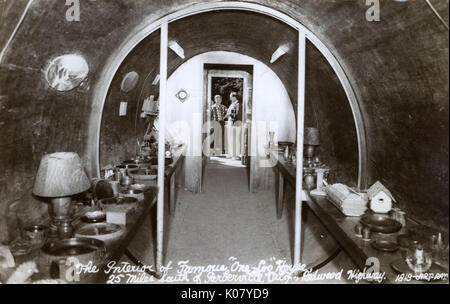 Interior of Tree House, Redwood, California, USA Stock Photo - Alamy
