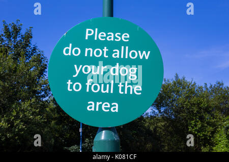 no dog fouling warning sign with local council 80 pounds fine in the uk ...