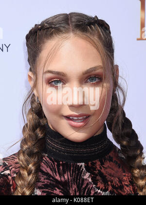 MADDIE ZIEGLER US film actress in August 2017. . Photo: Jeffrey Mayer ...