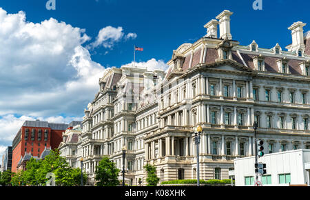 Statue of Dwight D Eisenhower Capital Building Washington DC USA famous ...