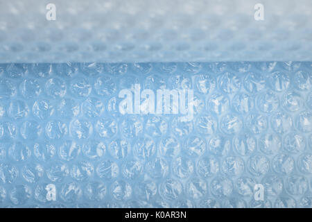 Blue bubble wrap texture background Stock Photo - Alamy