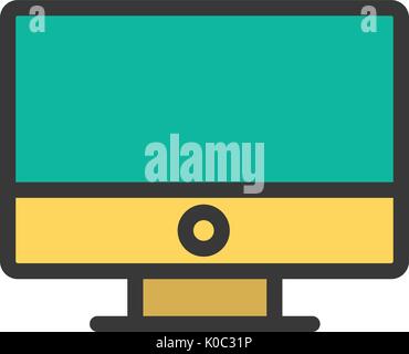 computer icon cartoon Stock Vector Image & Art - Alamy