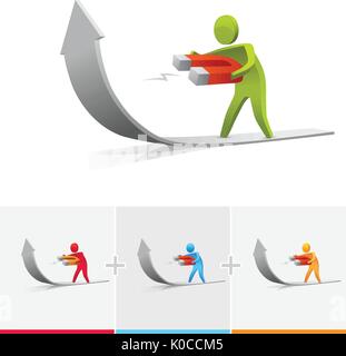 Stick figure people man action and emotions icons alphabet S. Self ...