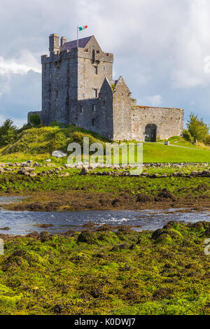 The 16th century tower-house known as Ballinacarriga Castle, between ...