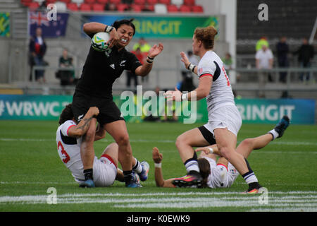 Stacey Waaka of New Zealand during the 2017 Women's World Cup Final at ...