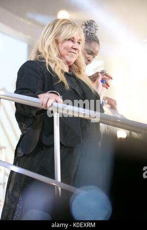 Borehamwood, UK. 22nd August 2017. Helen Lederer and Sandi Bogle are ...