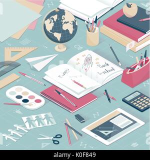 crayons colors school supplies Stock Vector Image & Art - Alamy