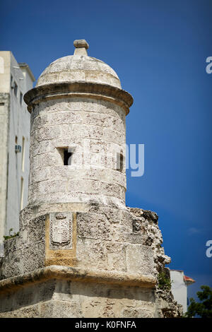Remaining of old city wall, Havana, Cuba Stock Photo - Alamy