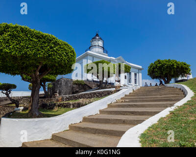 The famous and historical Cijin Light house at Cijin Island, Kaohsiung ...
