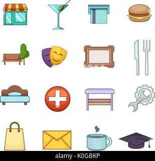 Colorful cartoon hospital map sign Stock Vector Image & Art - Alamy