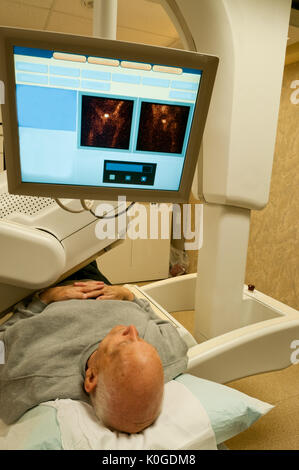 Patient Gamma Camera Bone Scan Stock Photo - Alamy