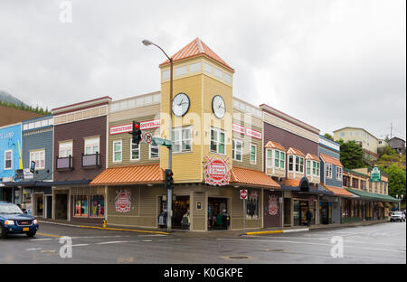Ketchikan, Alaska, USA - July 21th, 2017: A Viintage poster of Coca ...