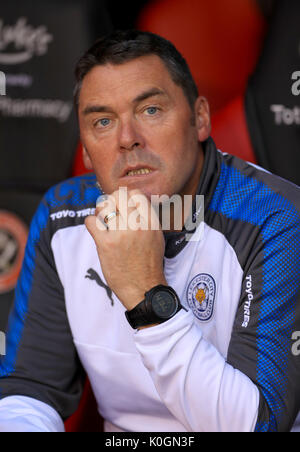 Leicester City Head Physiotherapist Dave Rennie during the Premier ...