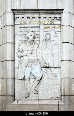 London, England, UK. Site of The Intrepid Fox (pub 1784-2006, founded ...