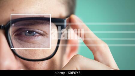Man with power over lightning. 3D rendering Stock Photo - Alamy