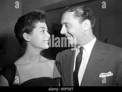 Ronald Waldman, BBC Head of Light Entertainment, and fiancee, actress ...