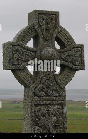 celtic cross orkney scotland Stock Photo - Alamy