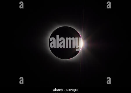 Diamond Ring phase of the August 21, 2017 total solar eclipse, from ...