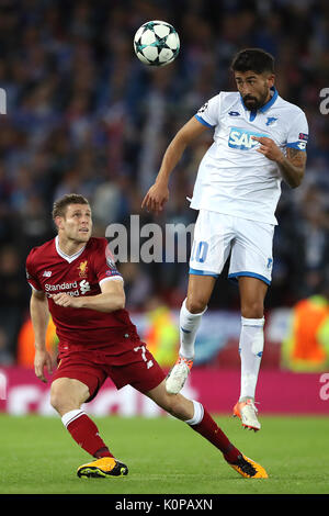 James Milner #7 of Liverpool during the UEFA Champions League match ...