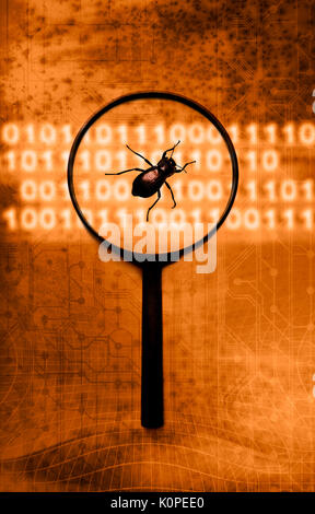 identifying computer bugs and virus concept Stock Photo - Alamy