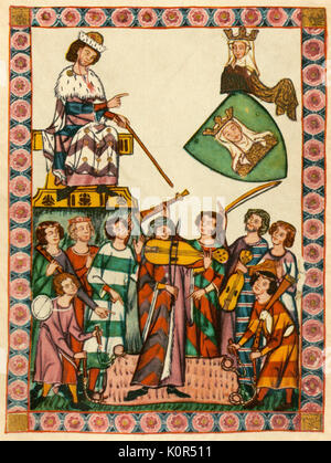 CODEX MANESSE An early to middle 14th century German manuscript ...