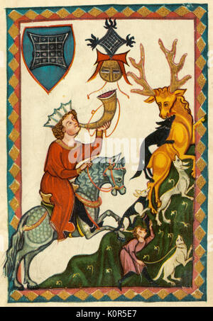 CODEX MANESSE An early to middle 14th century German manuscript ...