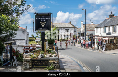 Tintagel - Street View Stock Photo - Alamy