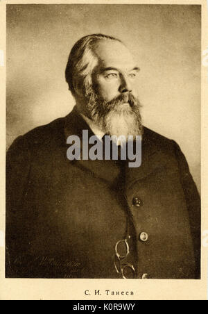 Composer Sergei Taneyev 1856 1915 and Vasily Safonov orchestra ...
