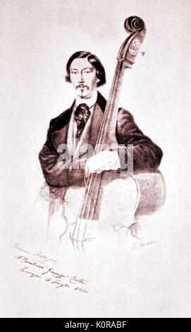 GIOVANNI BOTTESINI (1821-1889) Italian composer and double bass player ...