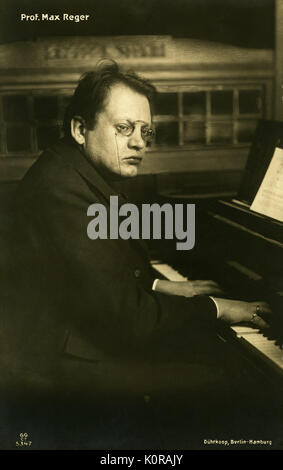 Max Reger Composer (1873-1916) 01 May 1903 **WARNING** This Photograph ...