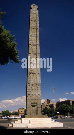 The Obelisk of Axum (modern-day Ethiopia) - 1700 years old, 24-metre ...