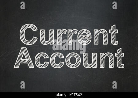 Currency concept: Current Account on Digital Data Paper background ...