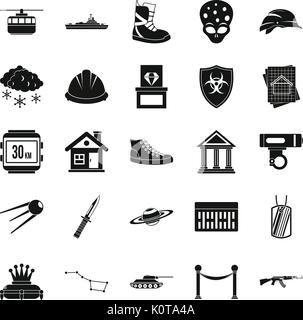 Slam icons set, simple style Stock Vector Image & Art - Alamy