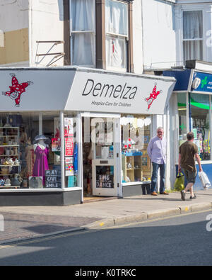 Demelza Hospice Care for Children Charity Shop Whitstable Kent Stock ...