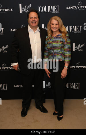Sydney, Australia. 23 August 2017. Pictured: Thomas Pash and Neil Perry ...