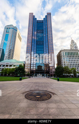 Area around the Ohio Statehouse in Capitol Square Columbus, Ohio Stock ...
