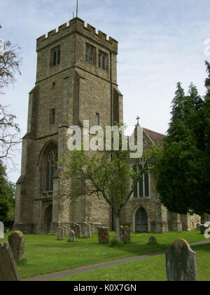All Saints, Biddenden, the tower Stock Photo - Alamy
