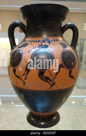 Antimenes Painter - Black-figure Amphora with Ajax Carrying the Dead ...