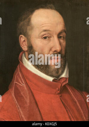 Portrait of Antoine Perrenot Cardinal Van Granvelle, Reinier Vinkeles ...